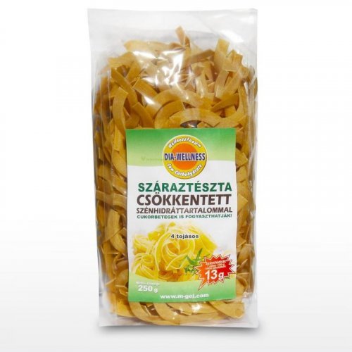 Dia-wellness száraztészta szélesmetélt 250g - 5998199727745 - Bio webáruház Dia-wellness száraztészta szélesmetélt 250g - 5998199727745 - Bio webáruház